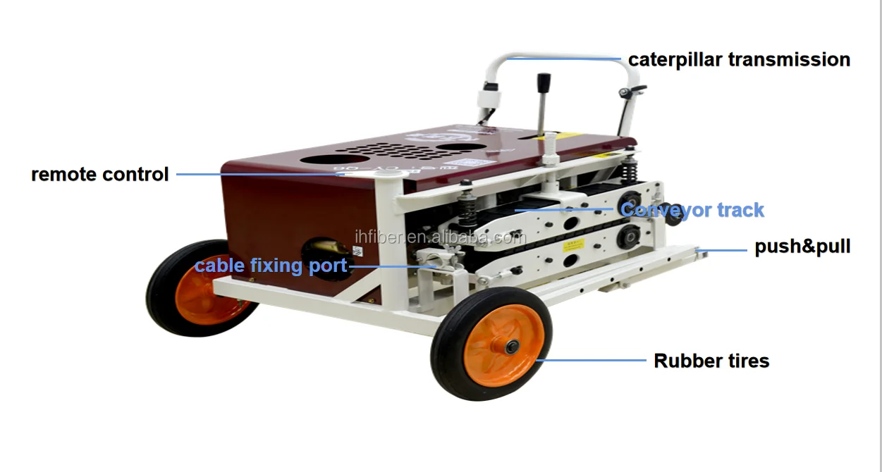 Cable Pulling Machine Overhead/buried/duct Optic Cable Tractor Fiber ...