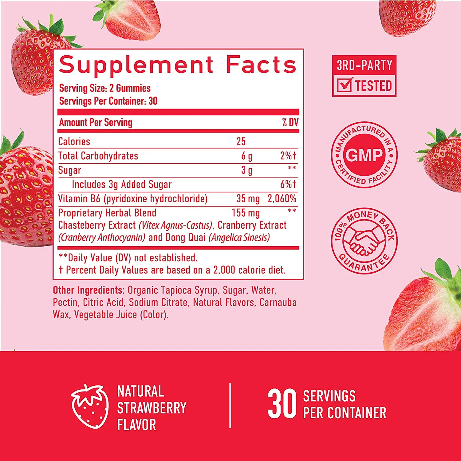 Pms Relieves Gummies Female Hormone Balance Cycle Supports Vegetarian ...