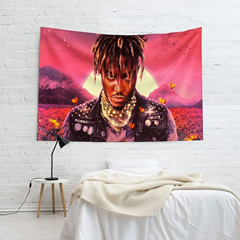 Juice Wrld Legends Never Die Flag 999 Rap Tapestry Lil Peep ...