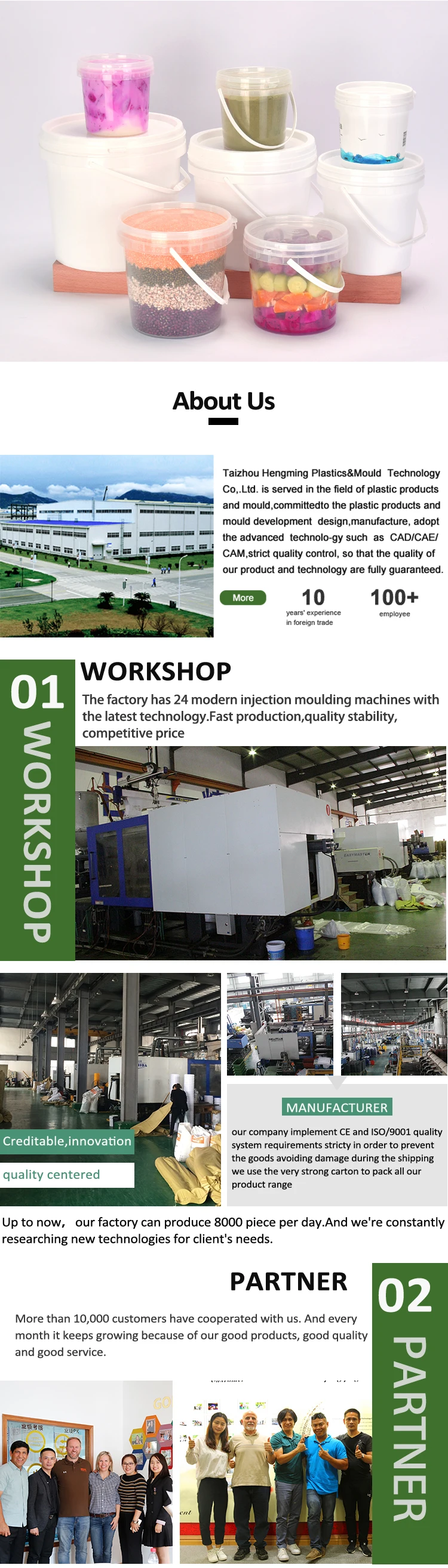 3 Litre Plastic Bucket with Lid - 2 Liter Price List