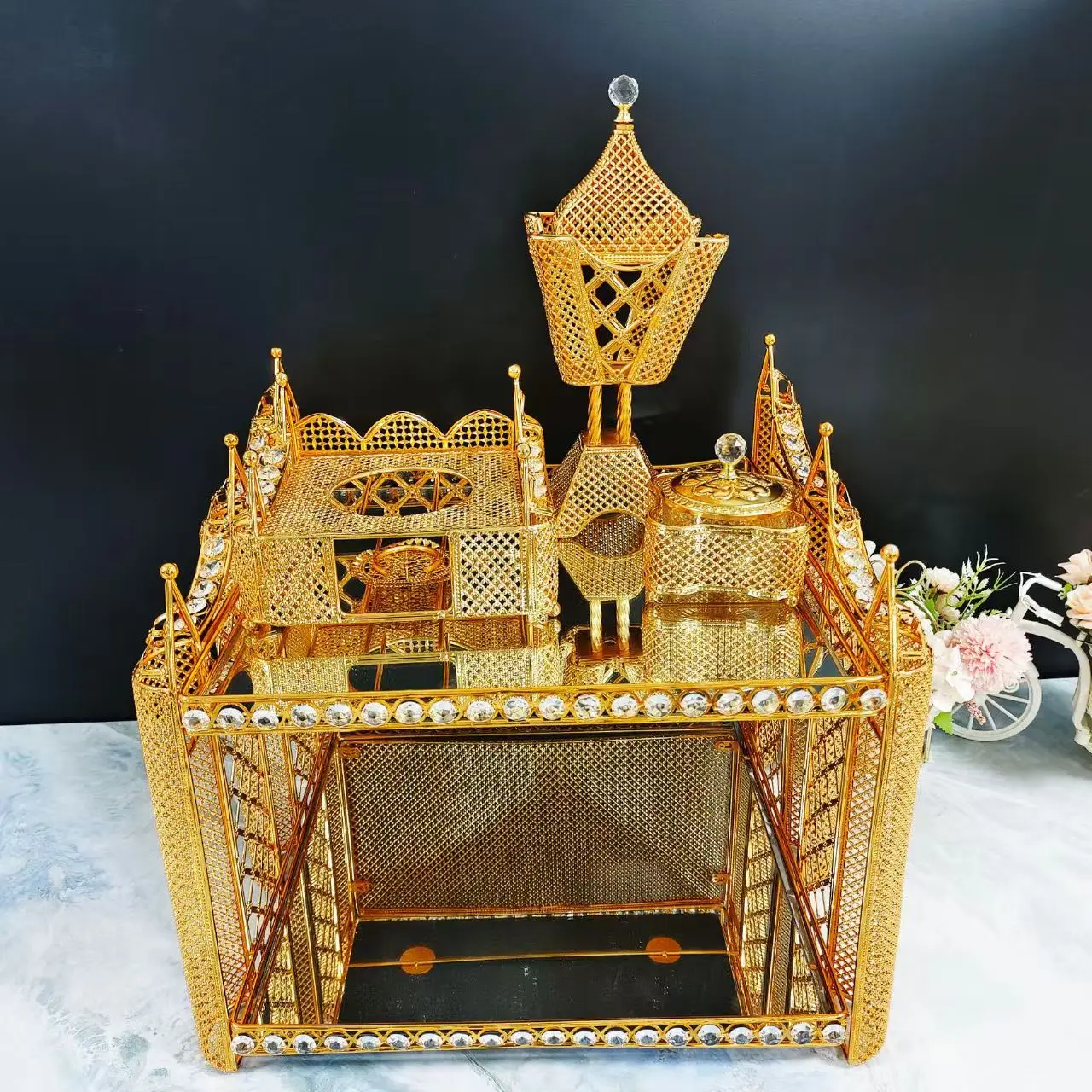 Handcrafted Ethiopian Rekebot - Elegant Coffee Table