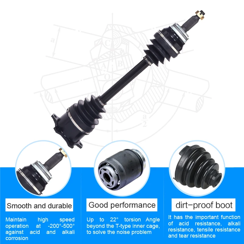 EPX Drive Shaft Assembly for Toyota Cruizer - OEM Quality