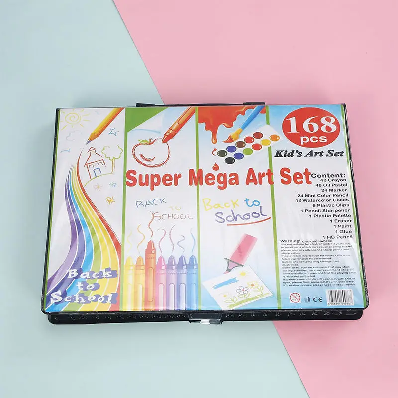 168pcs Drawing Art Set For Kids,Color Pencil Set With Box Drawing ...