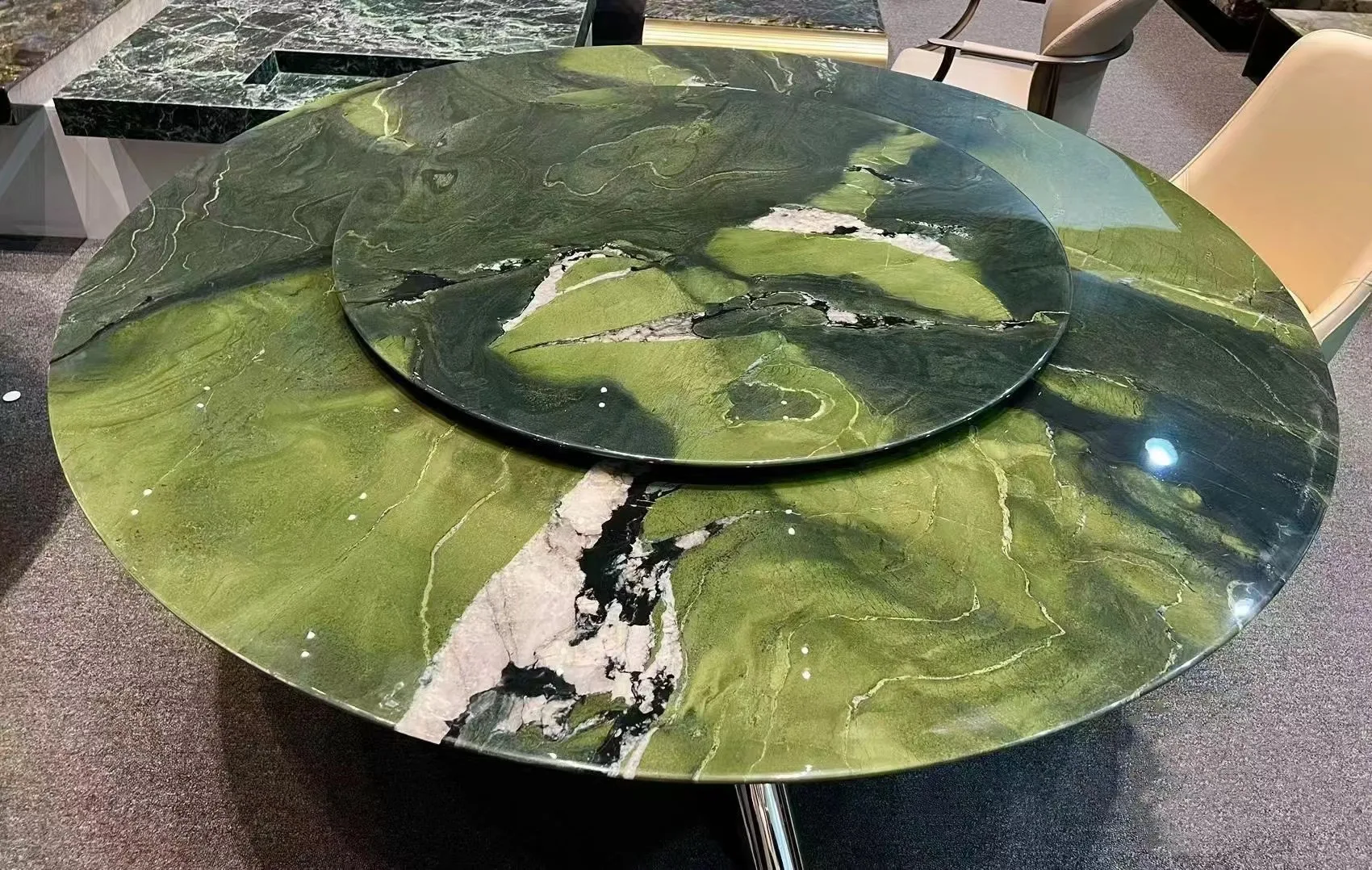 Avocado Green Quartzite Stone Kitchen Countertop For Home Decoration ...