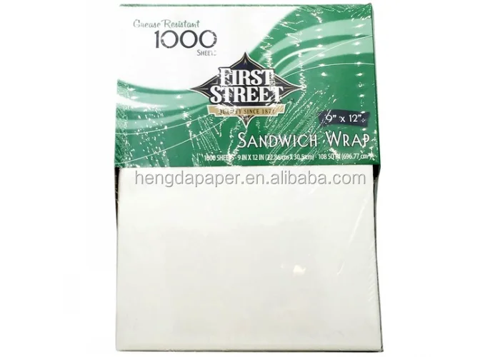 White MG Sandwich Wrapping Tissue Paper - Moisture Proof