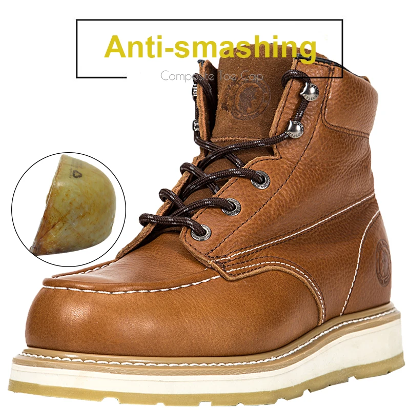 Botas De Seguridad De Trabajo Americanas,Botines De Seguridad De Fibra ...