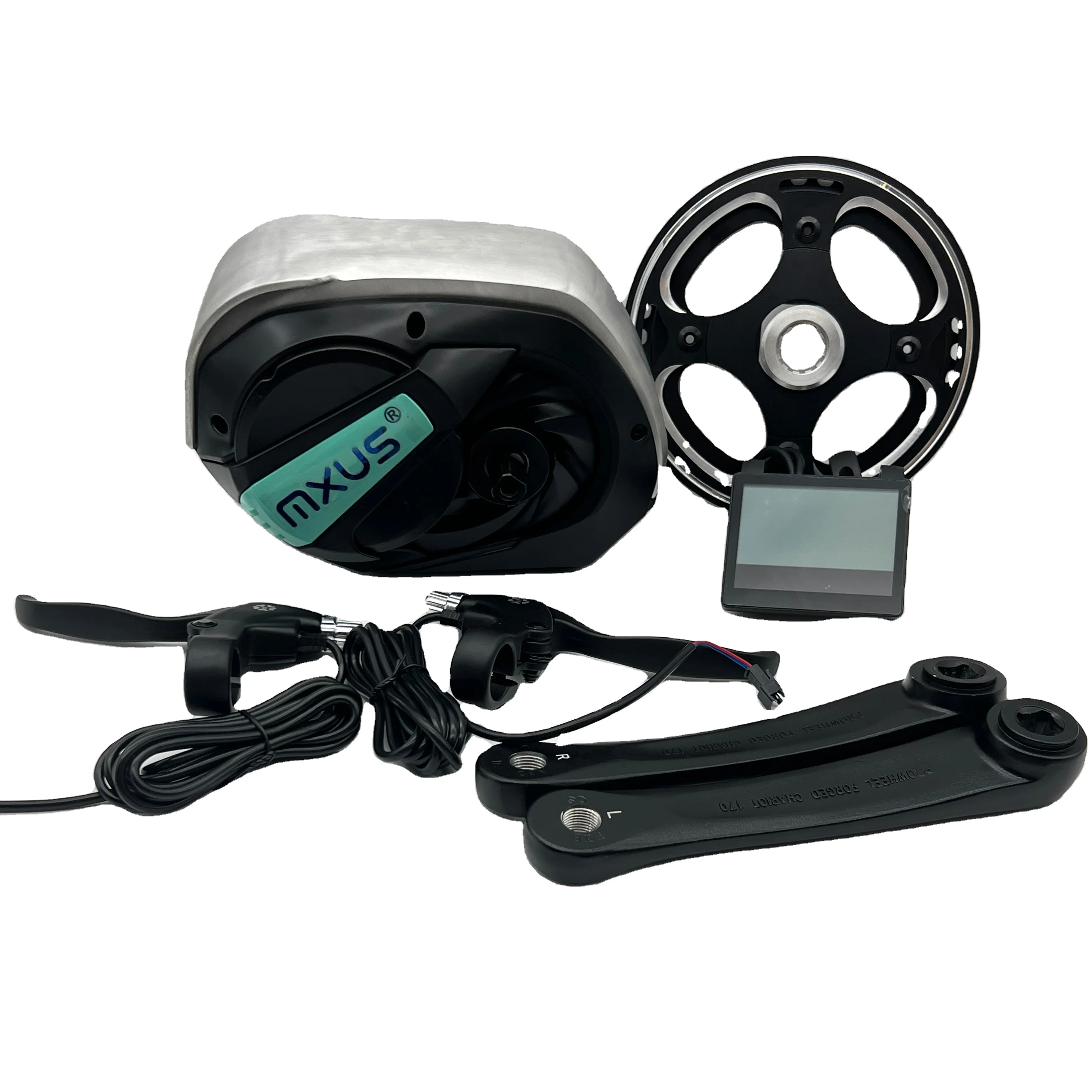 MXUS advanced design mid-motor 48v 500w geared bike conversion parts ...