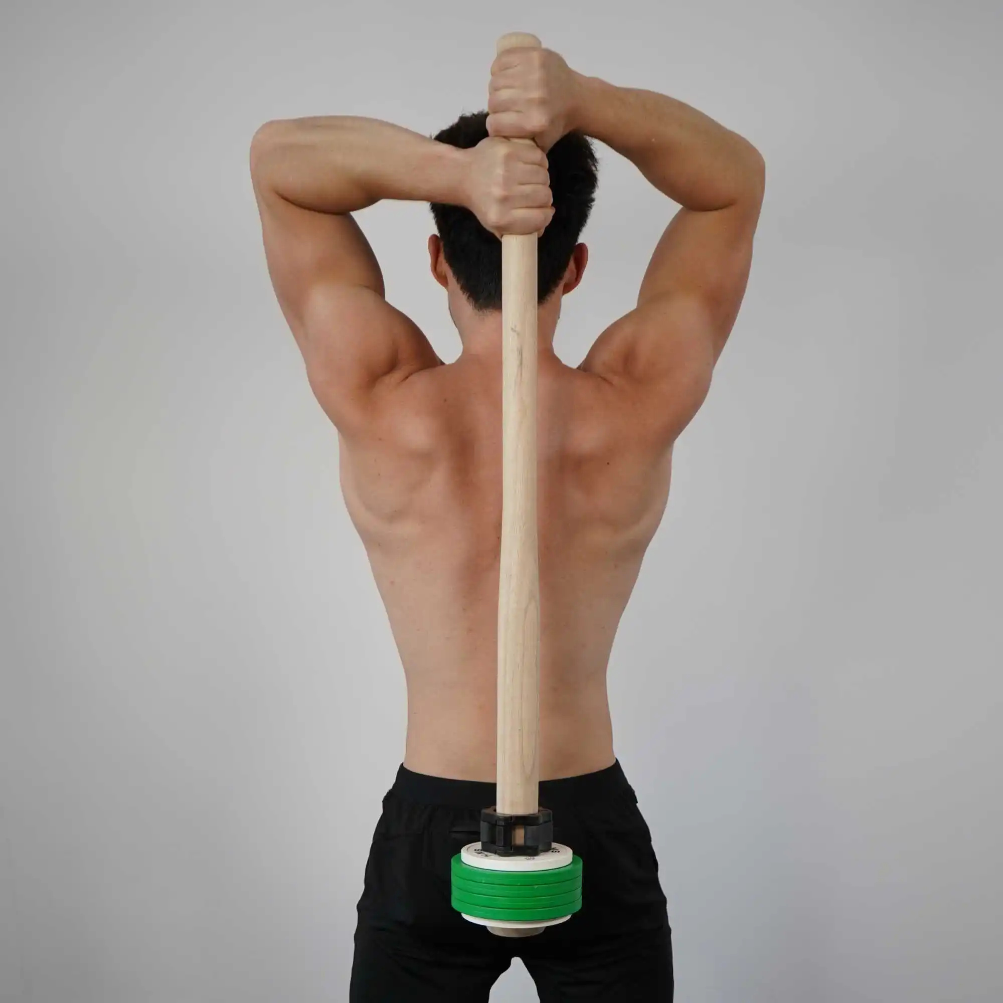 Lecheng Sport Wooden Ez Mace - Adjustable Wood Macebell