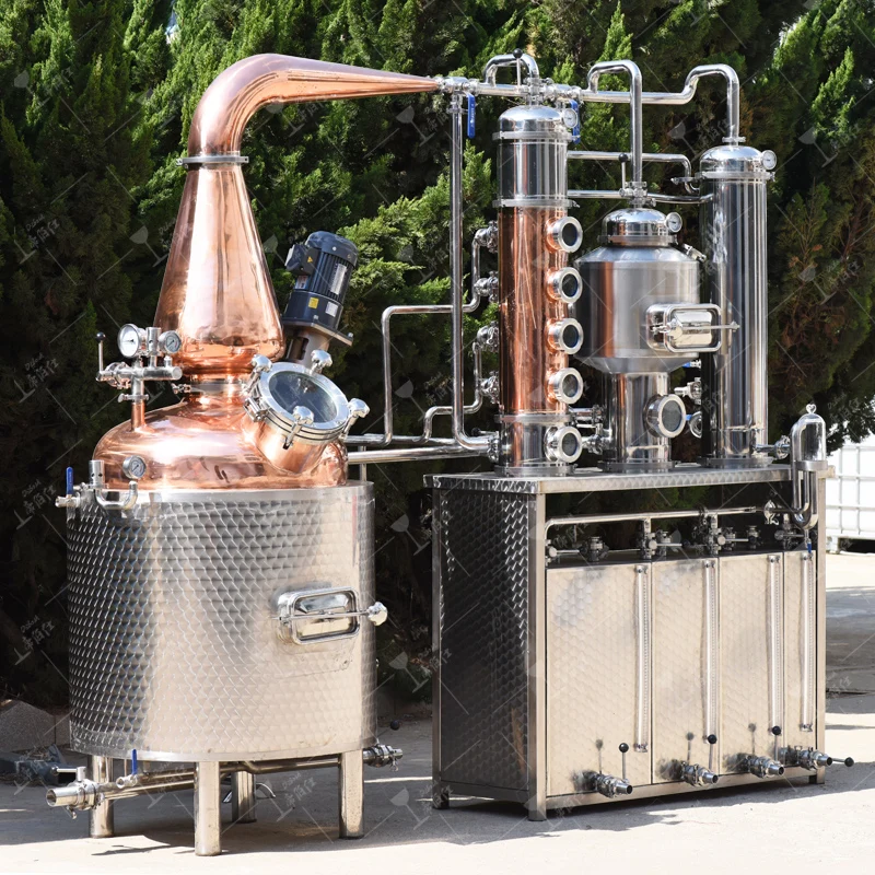 300 Liter Alcohol Distiller Whiskey Brandy Gin Rum Cooper Still ...