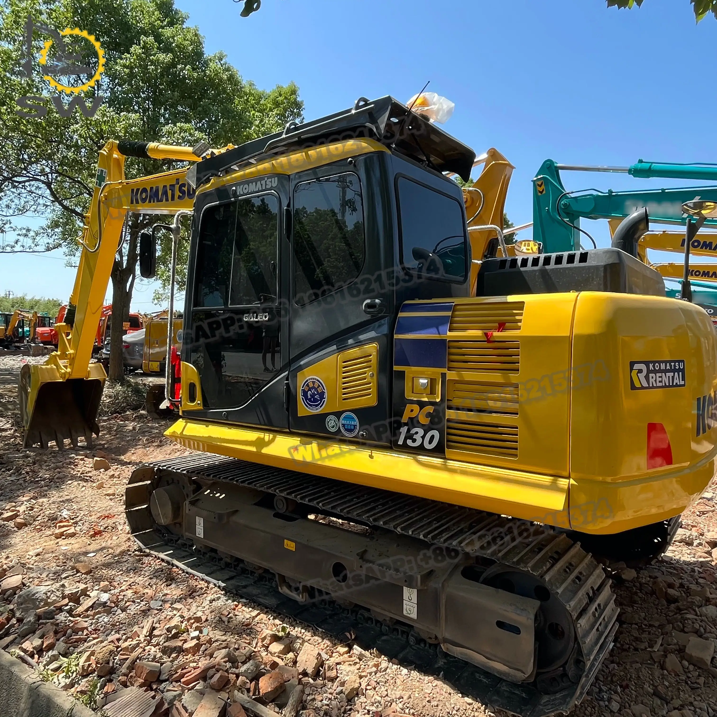 Used Pc130-10 Komatsu Excavator,Komatsu Pc130-10 Pc130-7 Pc130-8 Medium ...