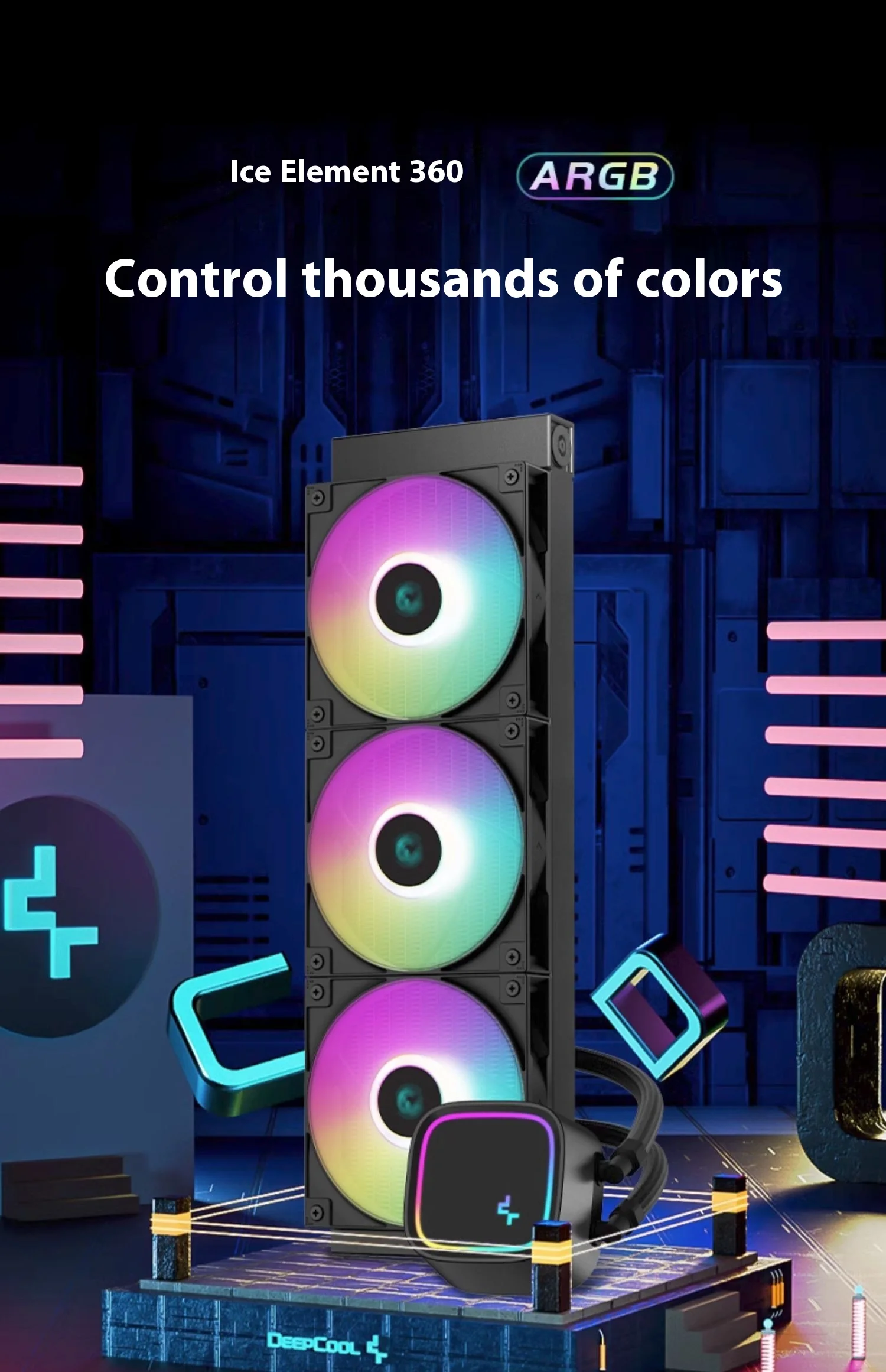 Deepcool LE720 Water Cooling Radiator - Efficient Cooling