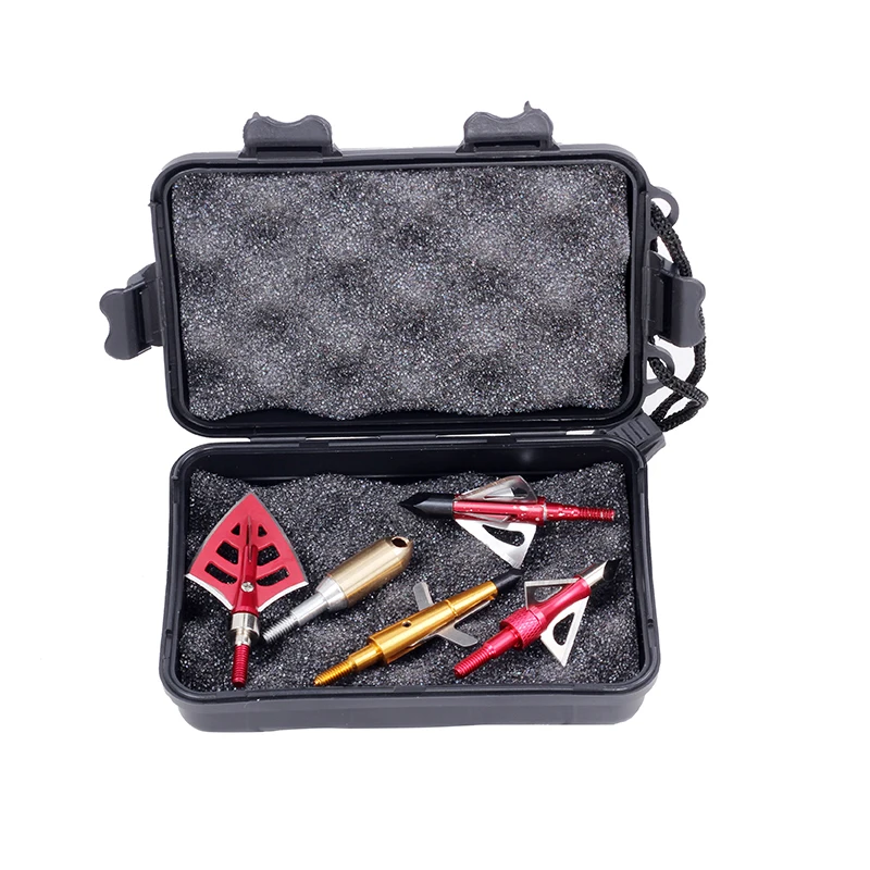 Spg Archery Hunting Mechanical Broadhead Case Big Black Plastic ...