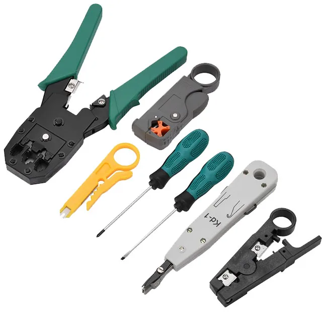 Professional Lan Telecom Crimping Rj45 Network Tool Kit - Buy Network ...