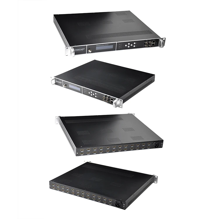 Multichannel Hd H264 Encoder Modulator 4 Or 8 Rf Output For Digital Tv ...