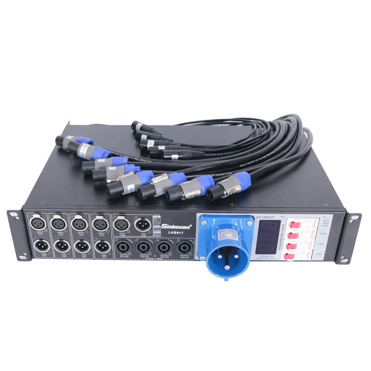 6 Channel Las4+1 Audio System Speakers Power Controller 32a Stage Power ...