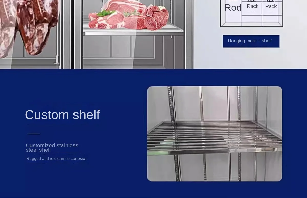 Commercial Vertical Freezer Acid Discharge Meat Preservation Cabinet ...