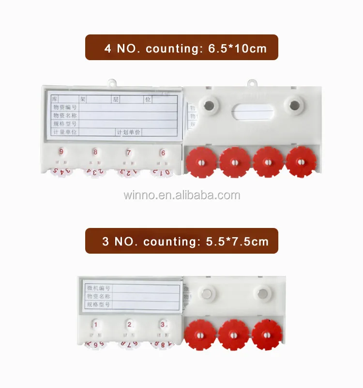 Magnetive Inventory Counter Label for Efficient Stock Management