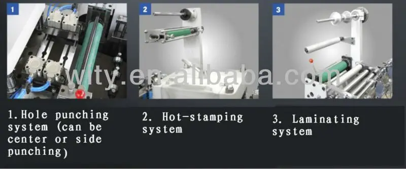 Adhesive Label Logo Sticker Die Cutting Machine Punching Hot-stamping ...