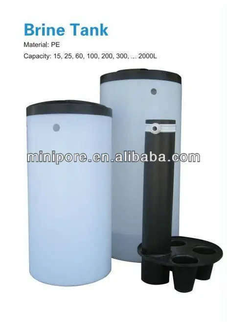 High Quality Industrial Pe Plastic Conical Brine Water Filter Softner ...
