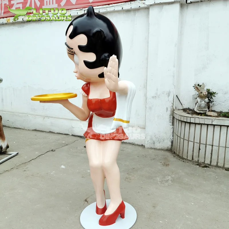 Fiberglass Realistic Life Size Betty Boop Statue - Durable & Lifelike