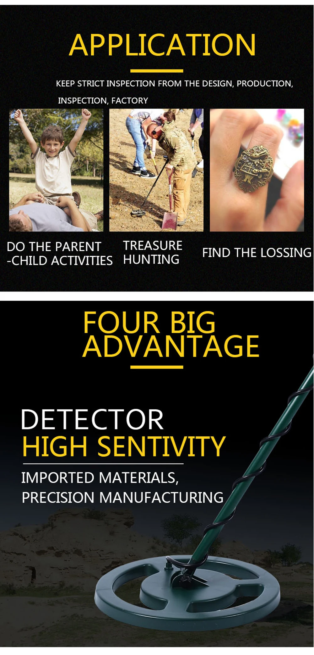 Gs6000 Large Detection Depth Ground Search Metal Detector - Buy Deep ...