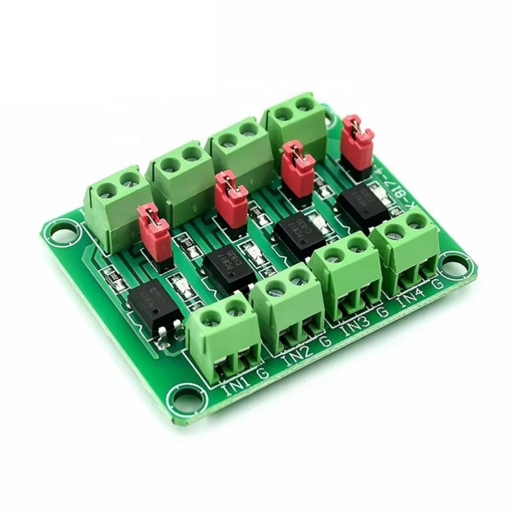 Taidacent 24v 5v 12v 3.3 Volt Raspberry Opto Coupler Board Pc817 ...