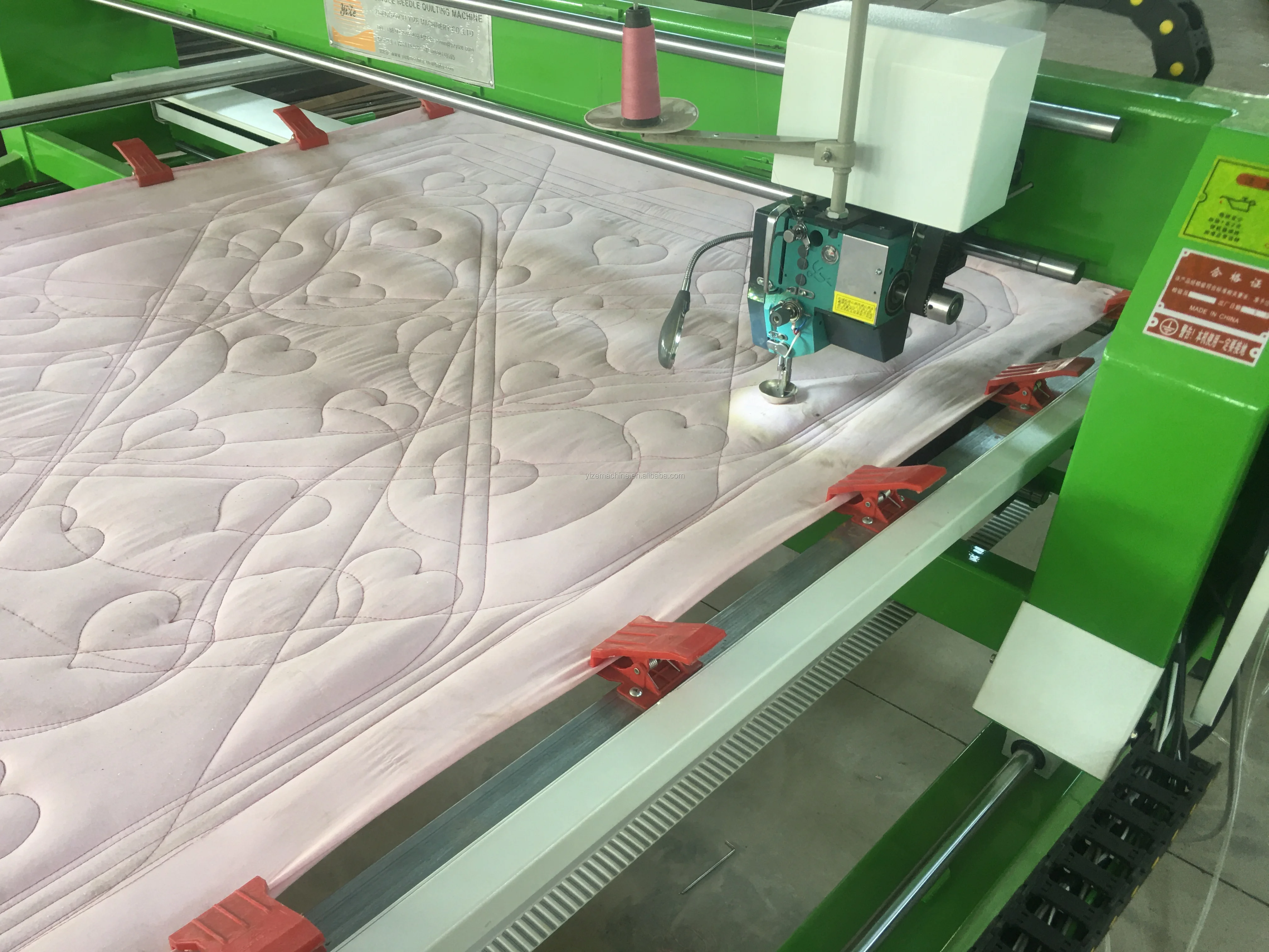 High Speed Servo Motor Single Needle Quilt Embroidery Machine