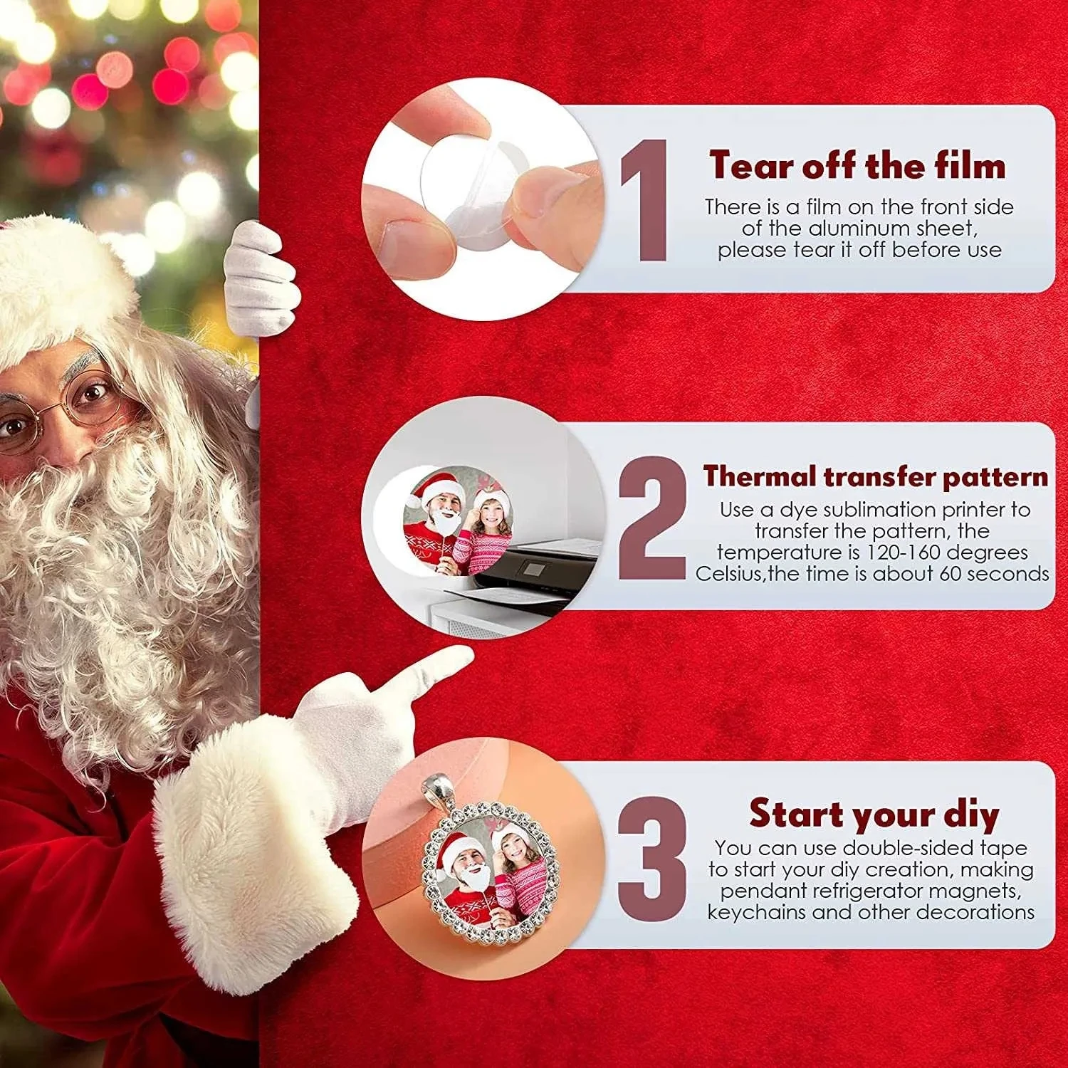 Custom Round Aluminum Sublimation Discs For Heat Press & Oem