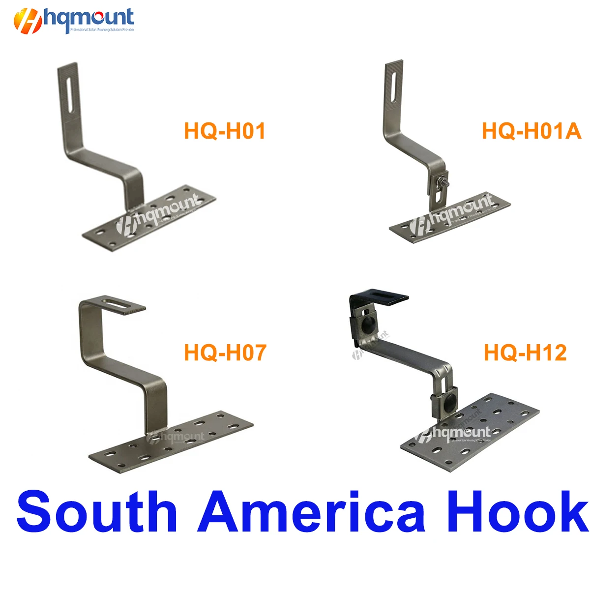 Solar Tile Roof Hook Brackets - Reliable Photovoltaic Mounts