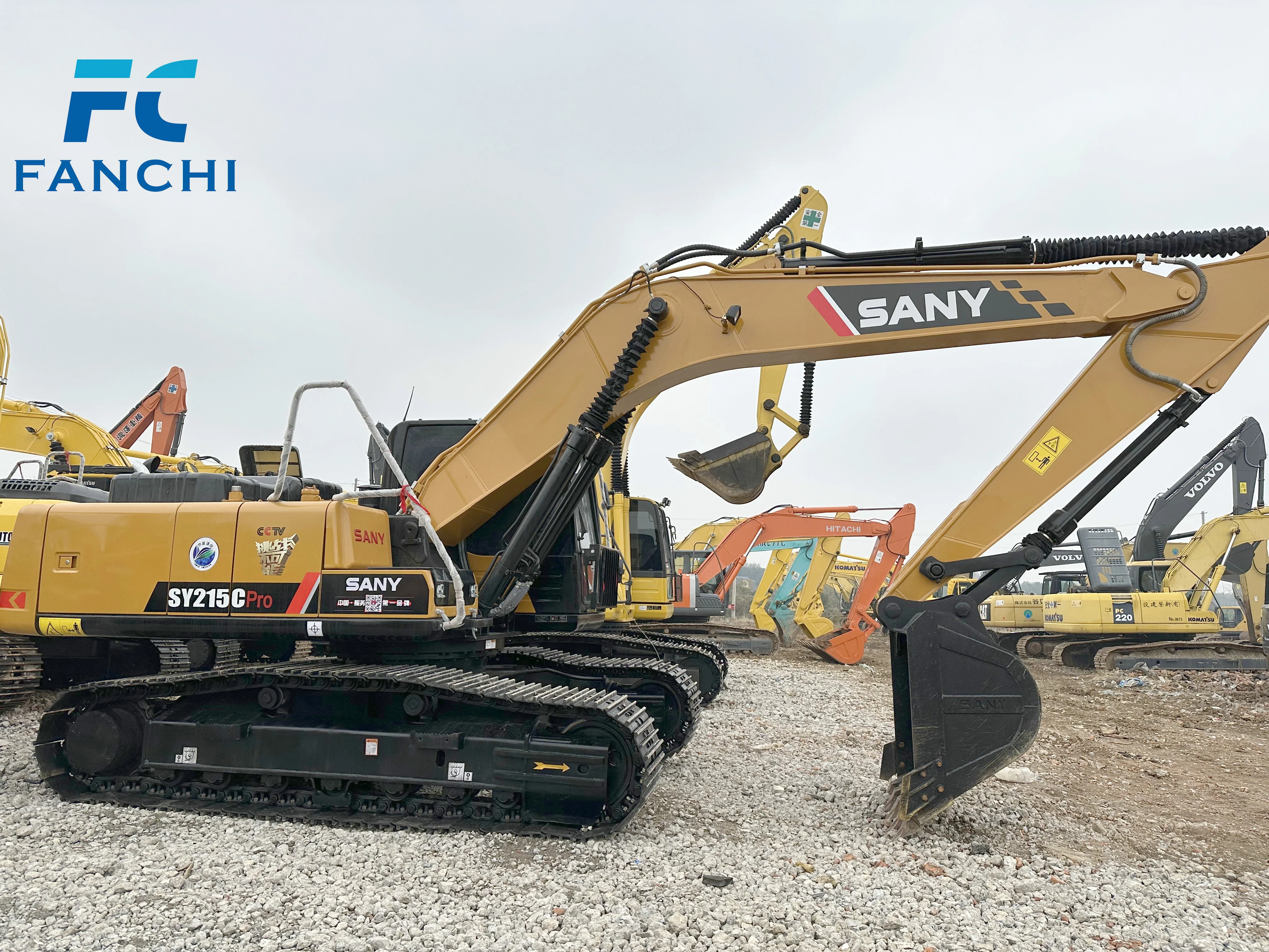 Sany Crawler Excavator Sy215c Low Price Good Condition Crawler Digger ...