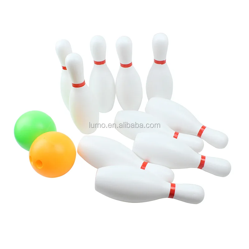 Custom Kids Bowling Soft Plastic Bowling Ball Set 10 Classical White ...