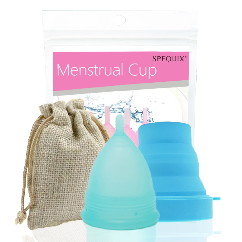 Women's Feminine Hygiene Menstrual Cup Silicone Vagina Cup Copa Menstrual De Silicona Medica ...