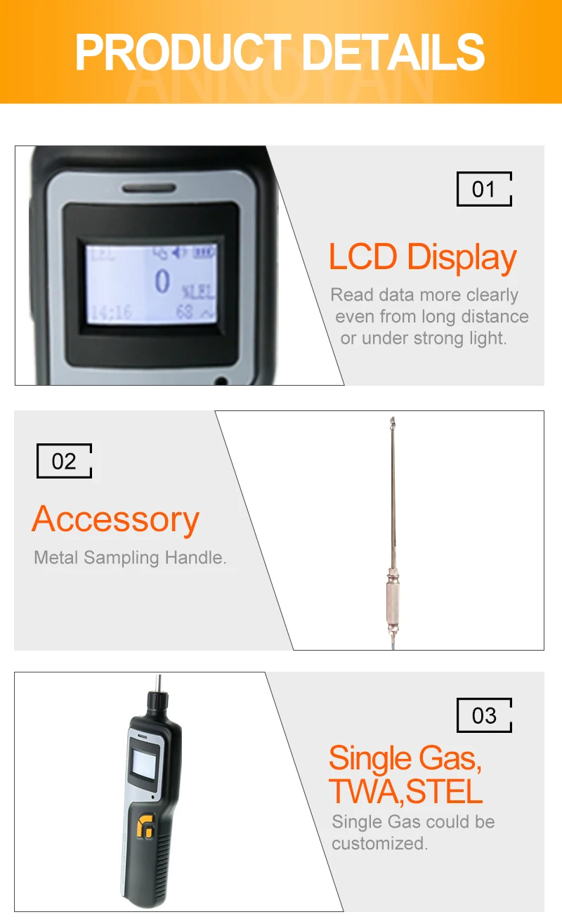 Portable Carbon Dioxide Co2 Gas Analyzer With Micro Sampling Pump - Buy ...
