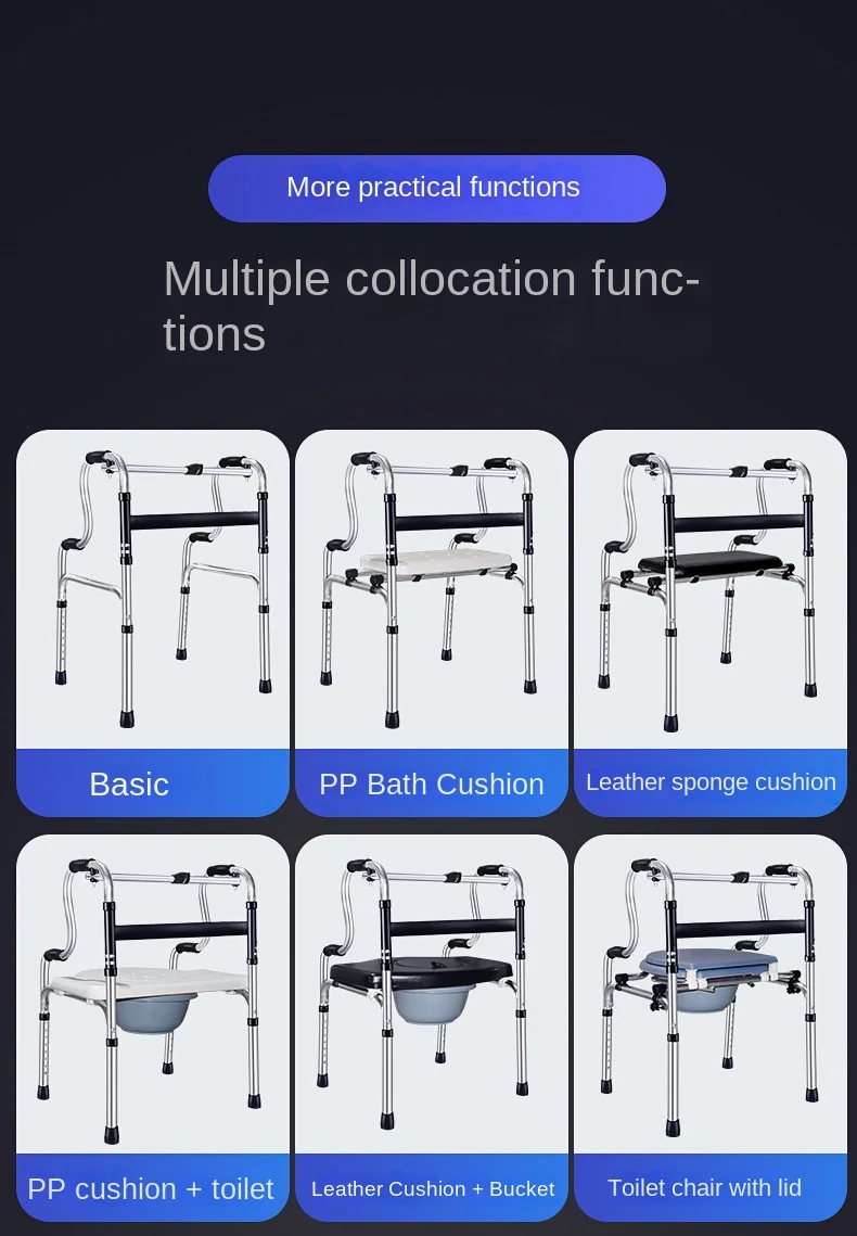 Walkers Legs for Elderly People with Disabilities Folding Walker ...