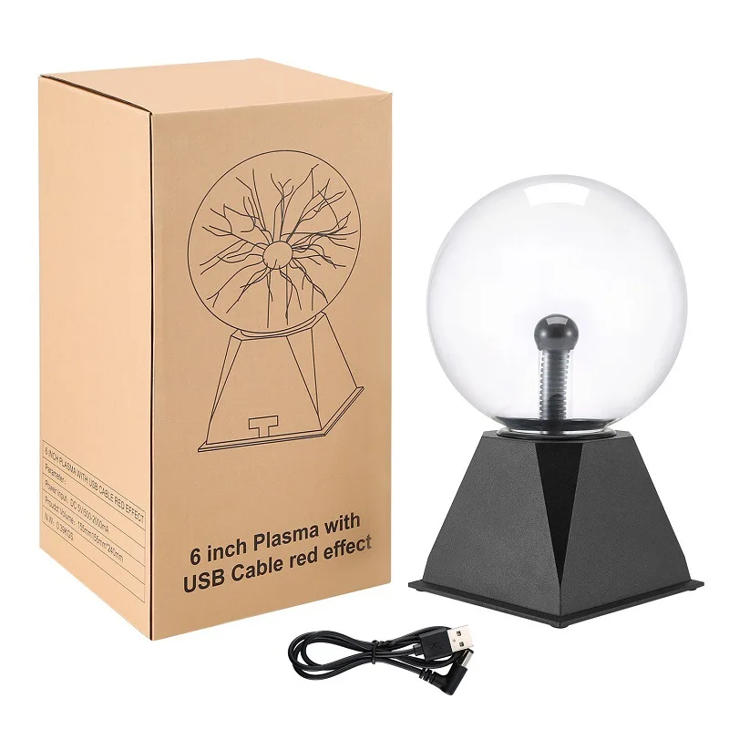 6-inch Usb Controlled Static Electric Ball Plasma Touch Induction ...