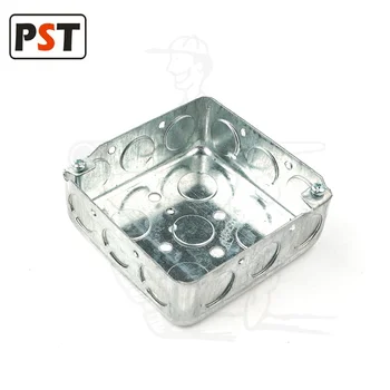 4x4 Square Conduit Electrical Box 1-1/2" Deep With 1/2" Knockouts - Buy ...