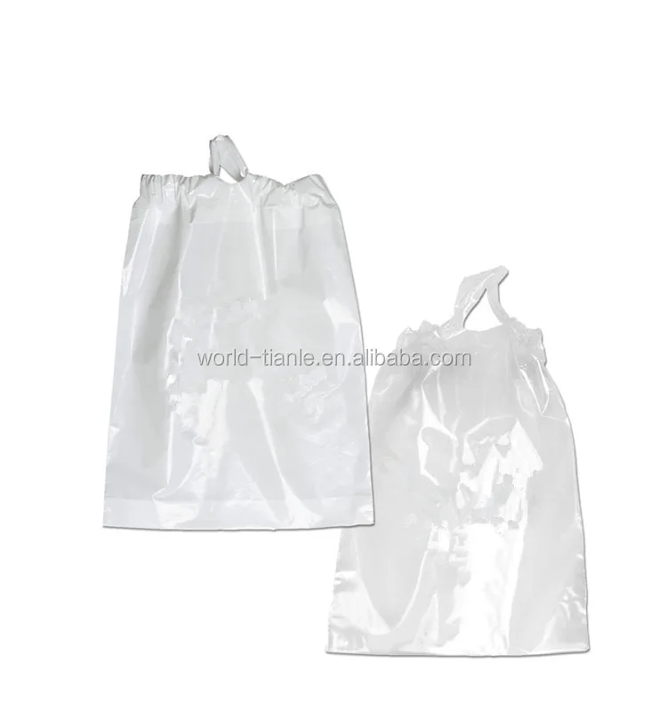 Holiday Travel Laundry Bag Hotel Plastic Disposable Drawstring Laundry ...