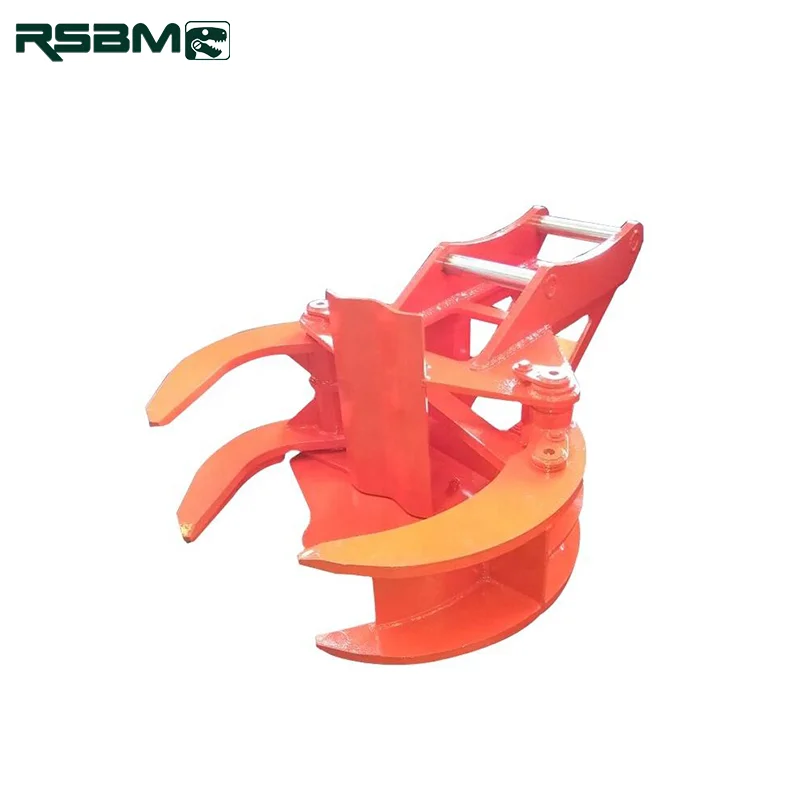 RSBM Hydraulic Wood Grab Cutting Machine Excavator Tree Cutting ...