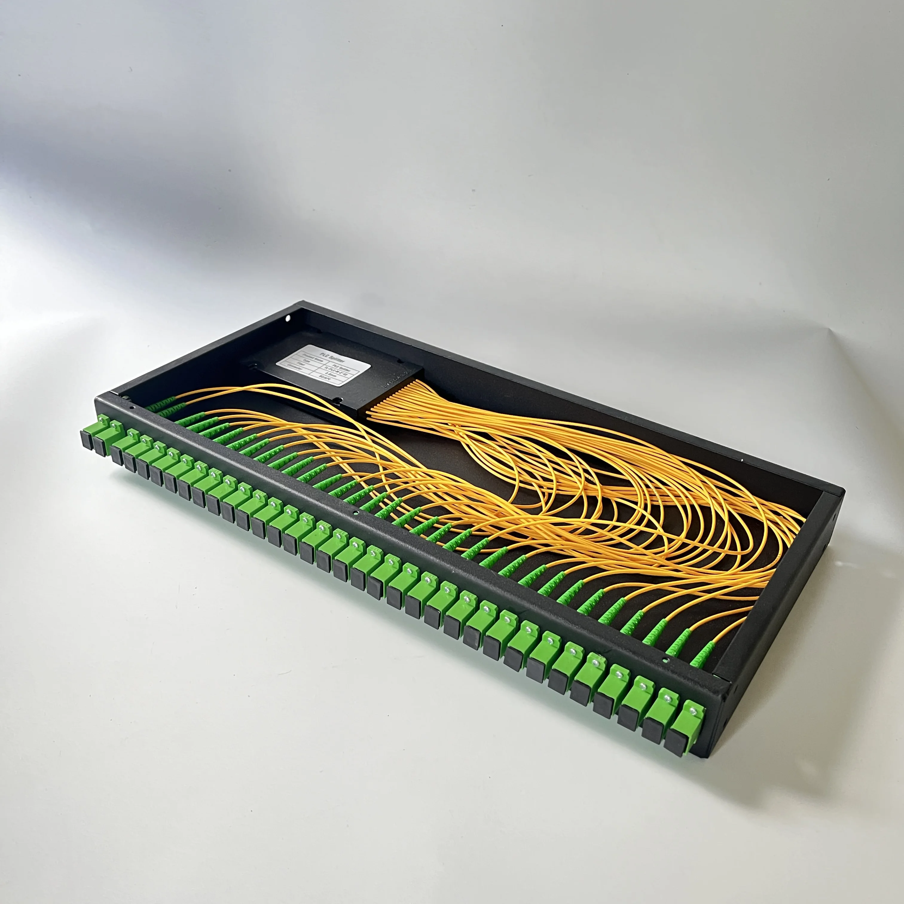 Fiber Optical Patch Panel 24 Port 1u 19" Odf Rack Mount Sliding ...