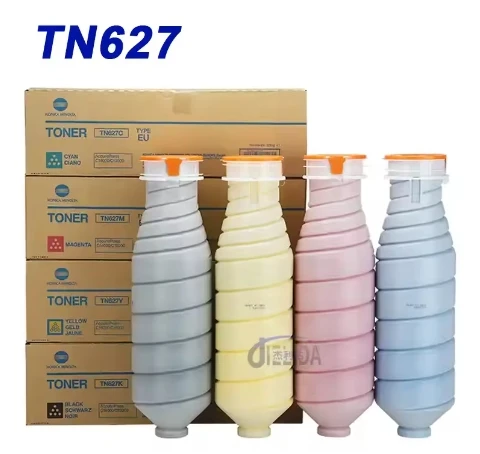 Genuine Original Tn627 Konica Minolta Toner Cartridges 627 Bizhub C1060 ...