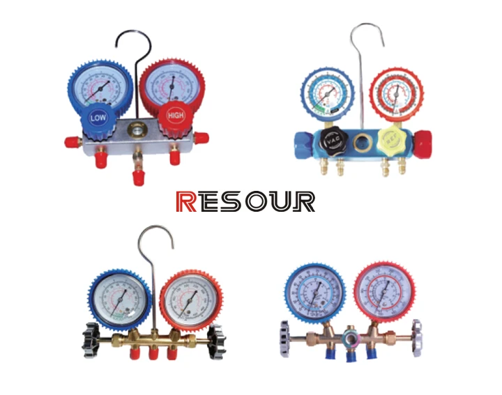 Refrigeration Air Conditioning Manometer Set with Charging Hose