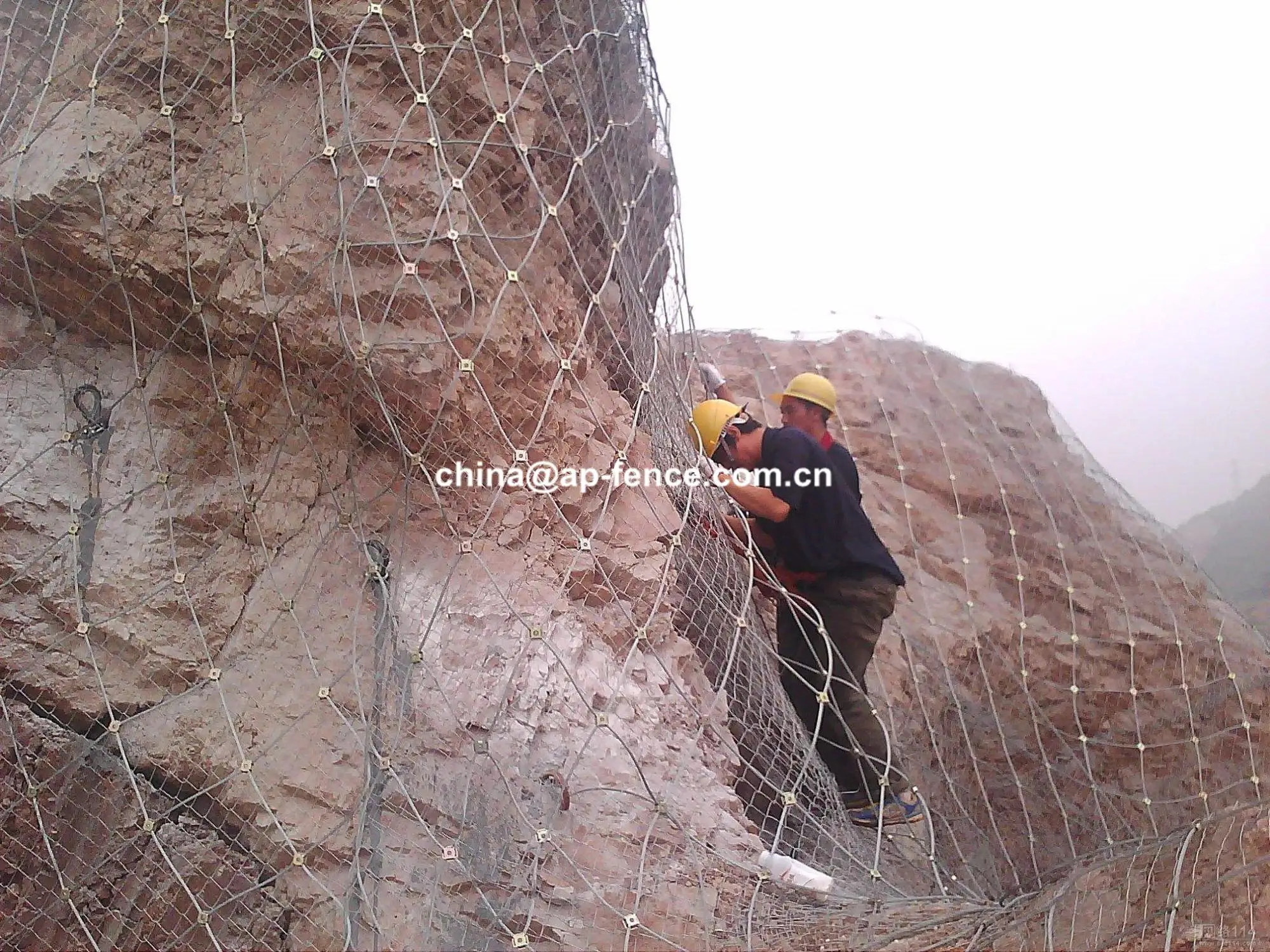 Protection System Rockfall Netting Sns Flexible Slope Security Screen ...