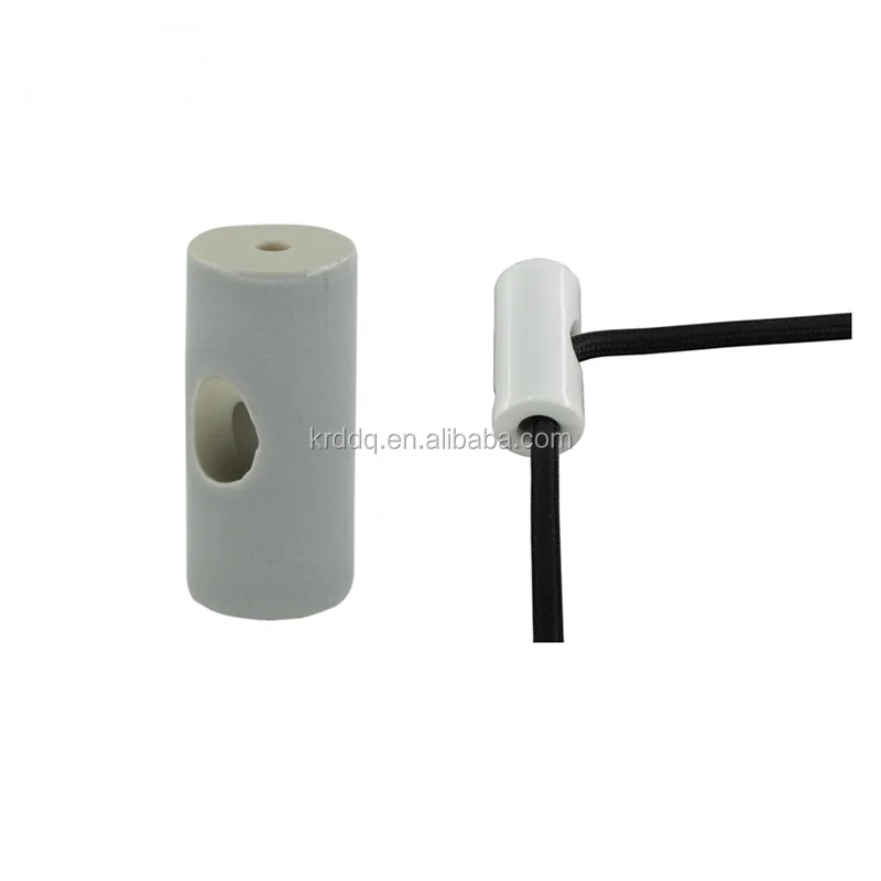 Retro White Porcelain Cable Holder For Fixing Cables,Ceramic Wire Clip ...