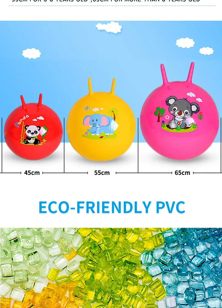 Custom Bounce Ball Inflatable Jumping Ball With Handles - Buy Bounce ...