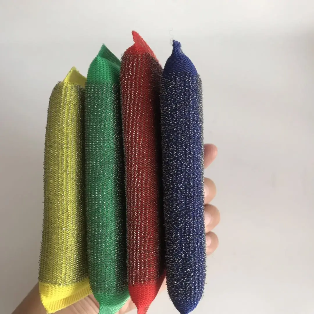Abrasive Sponge Stainless Steel Wire Sponge Metallic Esponja - Buy ...