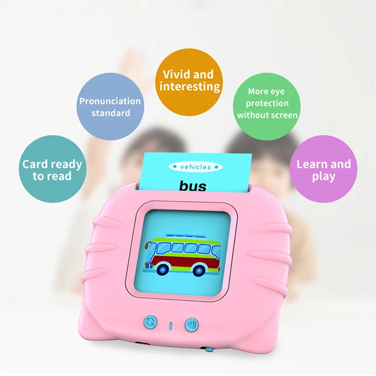 Kids Early Educational Flashcards Machine Cognitive Cards For Toddler ...