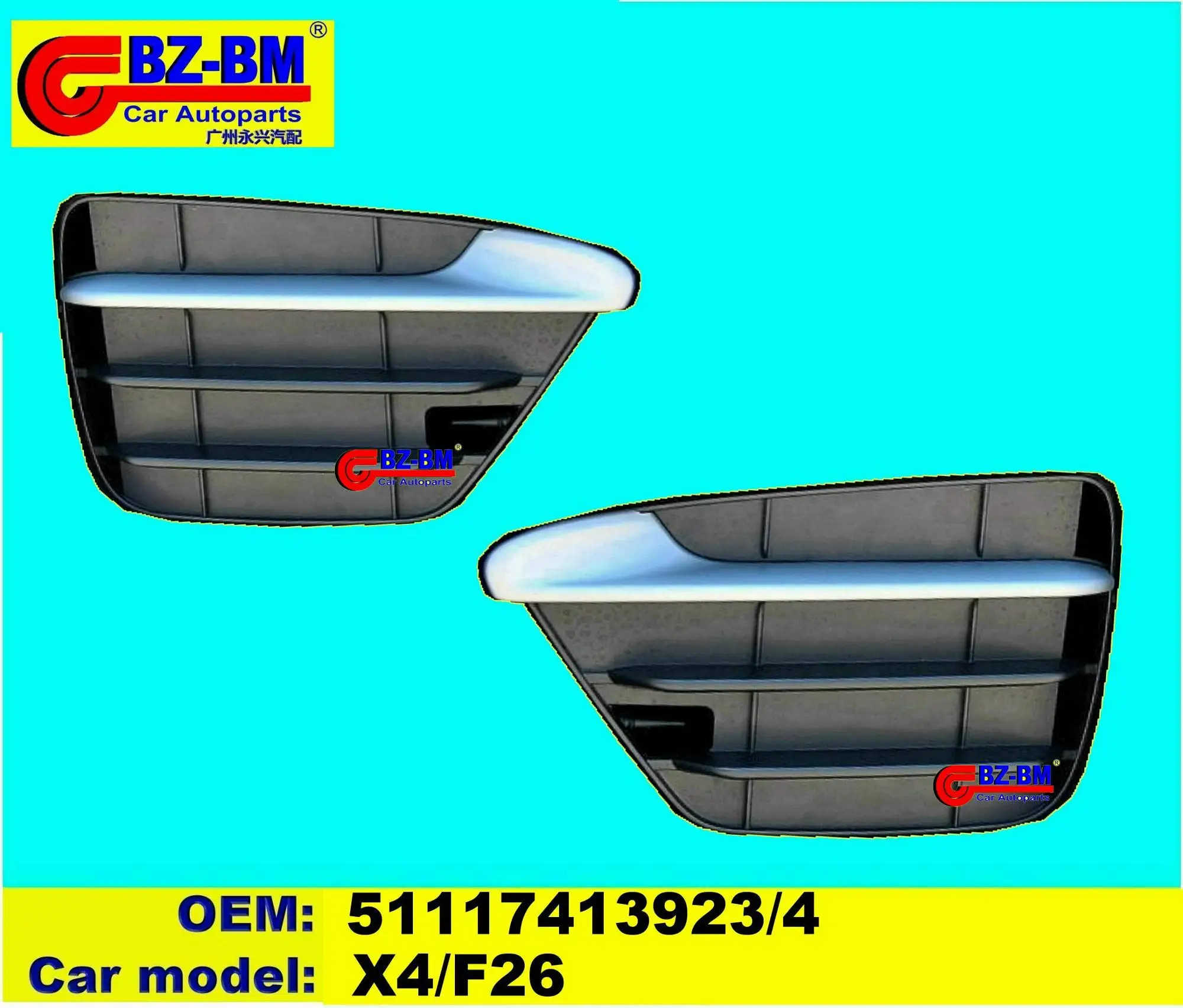 For Bmw Front Bumper Grill Cover Body Part G30 G38 M 51118068339/ ...