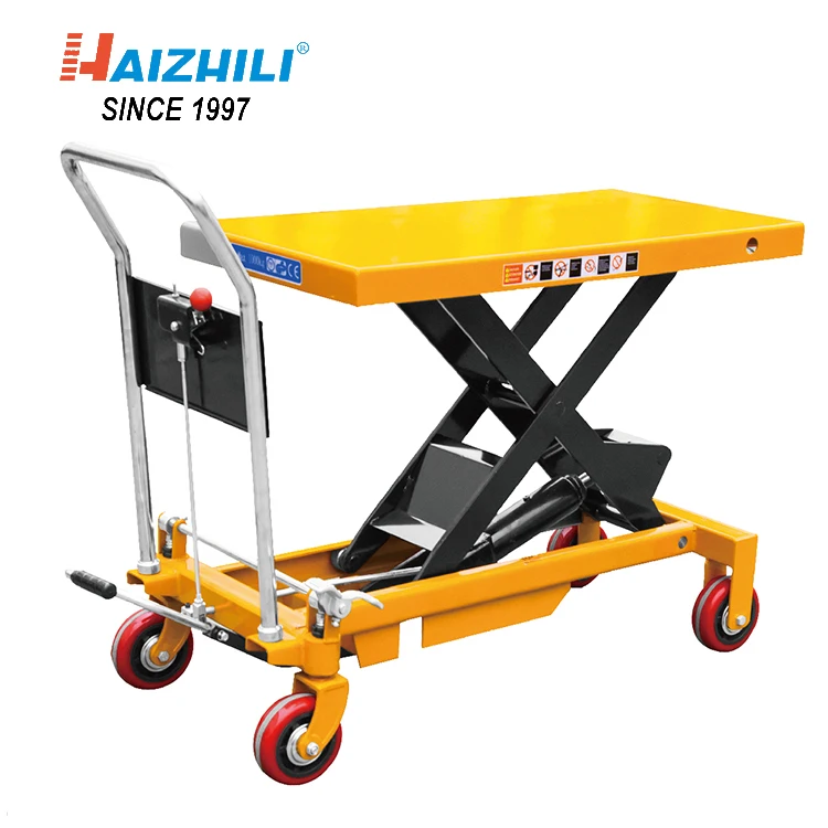 Manual Hydraulic Mini Scissor Lift Table - 1000kg Capacity