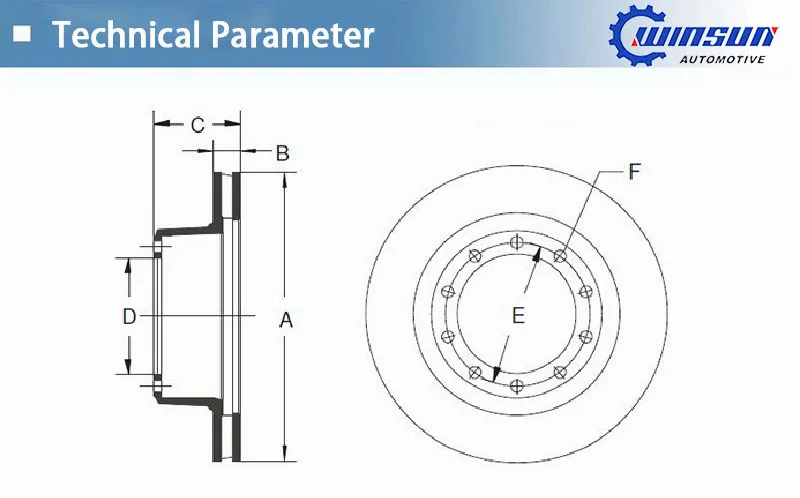 Ws82356 0004212212 A0004212212 Brake Disc For Mb Rotor Disk - Buy Brake ...