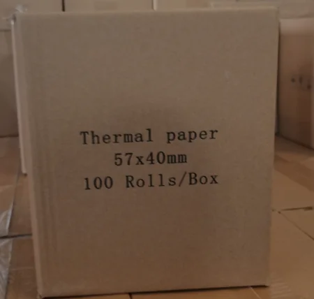 Thermosensitive Cashier Paper 57x40 Thermal Paper Rolls 80x80 Cashier ...